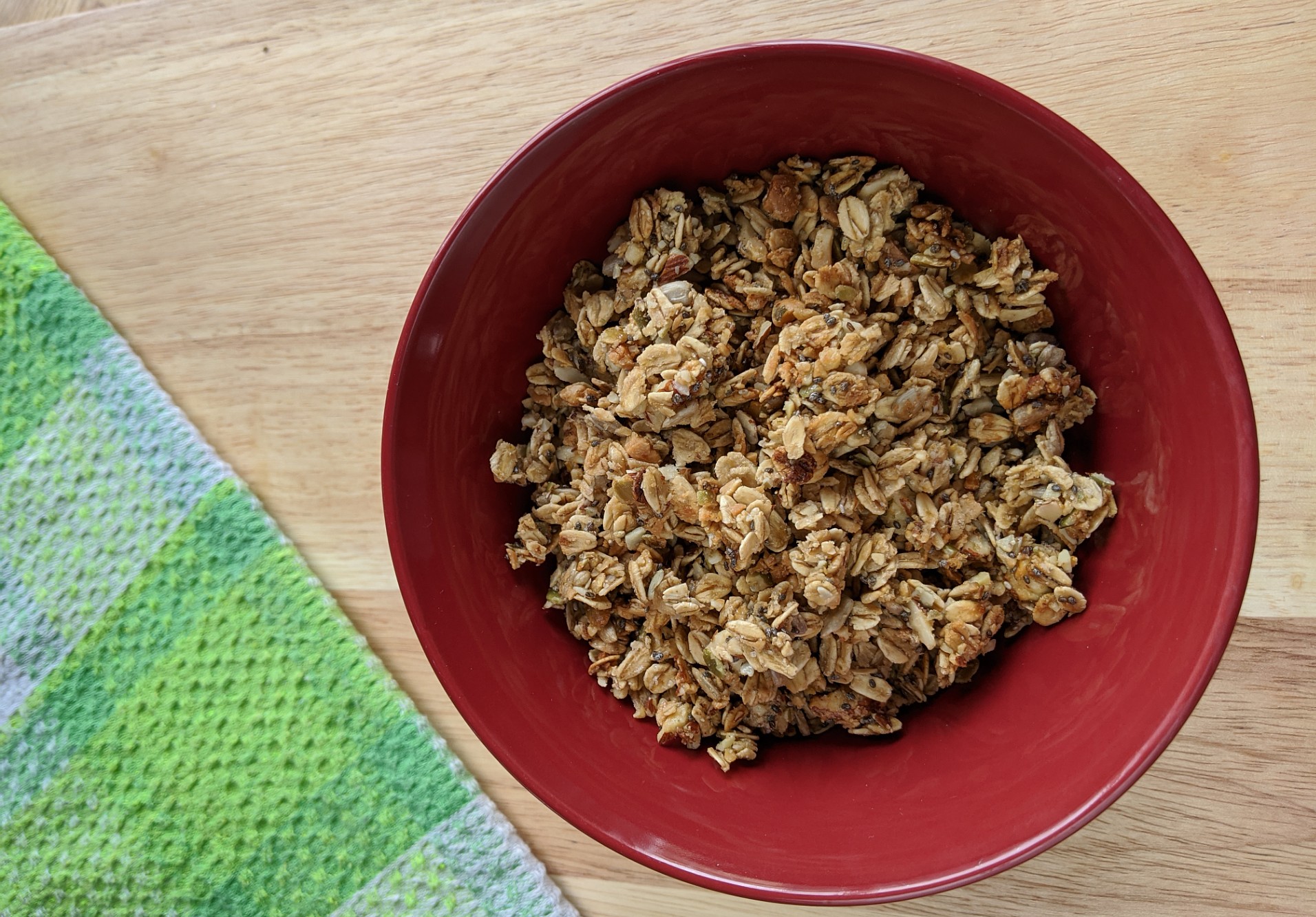 Wholesome Maple Nut Breakfast Granola - TrailGourmet